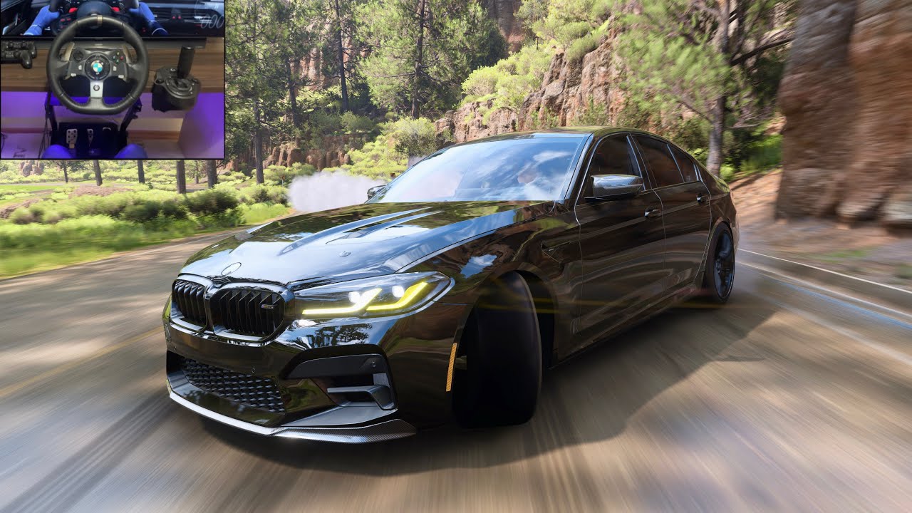 Forza Horizon 5 Drifting BMW M5cs ( Logitech G920 Steering Wheel ) |4K ...