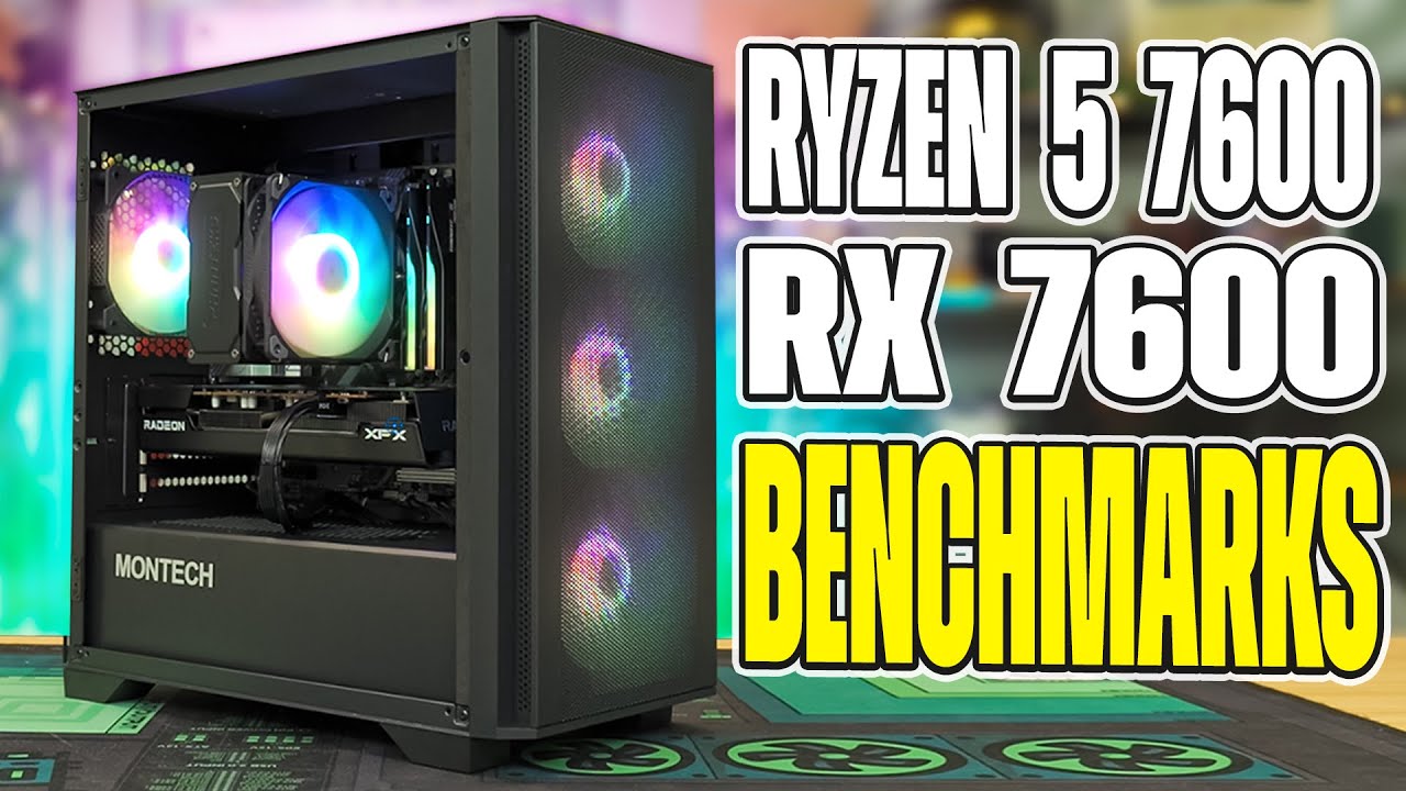 Ryzen 5 7600 + RX 7600 Benchmarks - YouTube