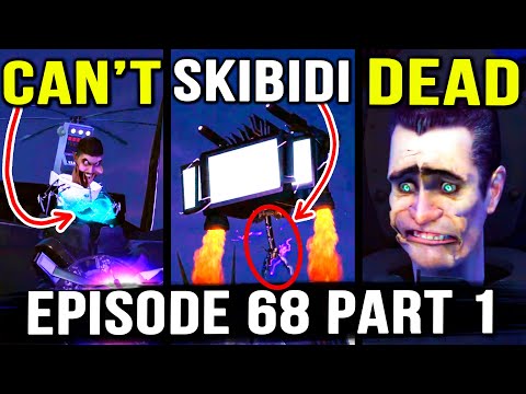 TV TITAN'S NEW ABILITIES? Skibidi Toilet Episode 68 Part 1 All Secrets & Easter Egg Analysis Theory