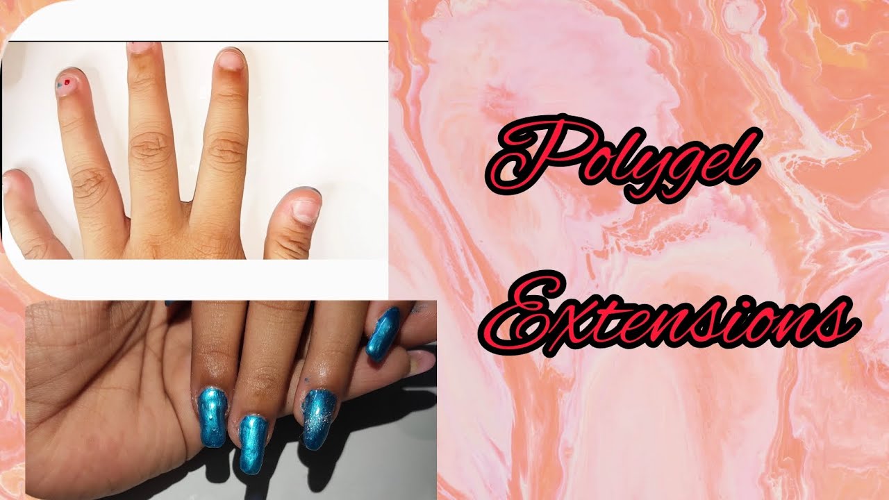 polygel extensions - YouTube
