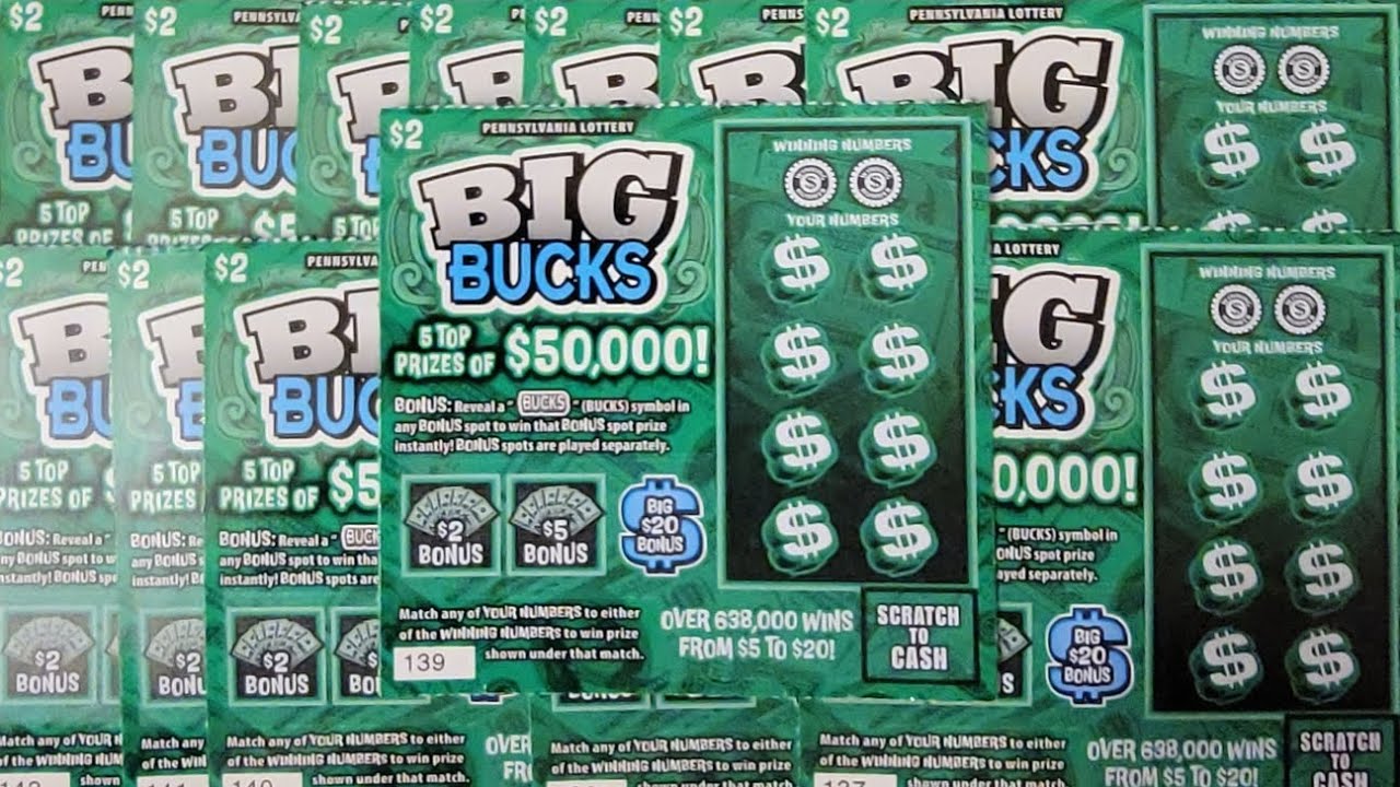 BIG BUCKS MULTIPLE WINNERS $26 OF PA LOTTERY $2 SCRATCH OFF TICKETS # ...