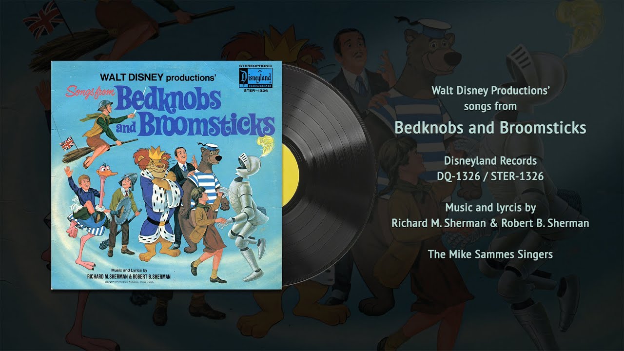 Walt Disney's Bedknobs and Broomsticks, The Songs (DQ-1326) | Vintage ...