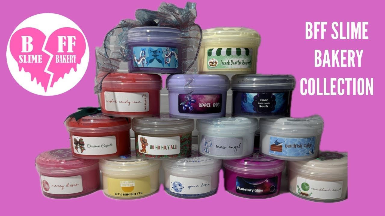 My entire BFF Slime Bakery Collection - YouTube