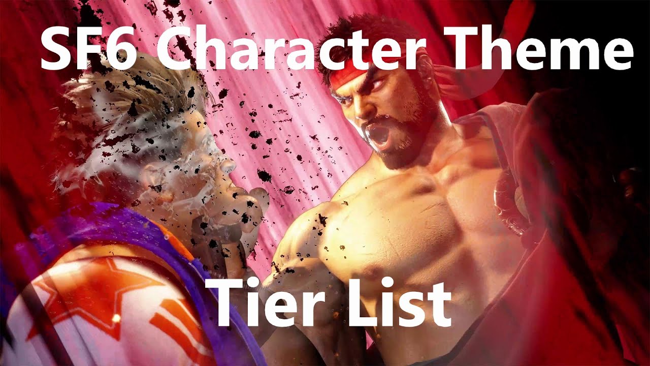 Street Fighter 6 Character Theme Tier List - YouTube