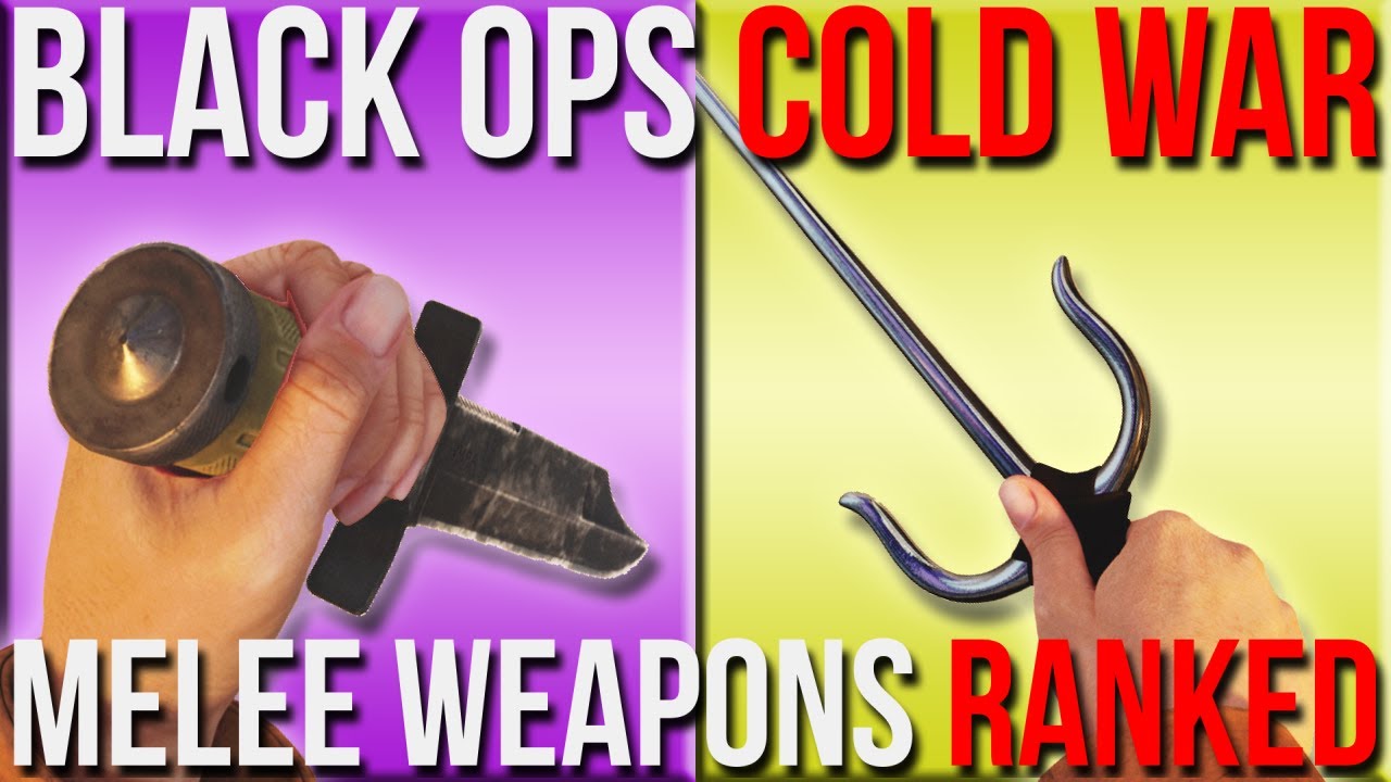 All BLACK OPS COLD WAR ZOMBIES Melee Weapons RANKED WORST to BEST ...
