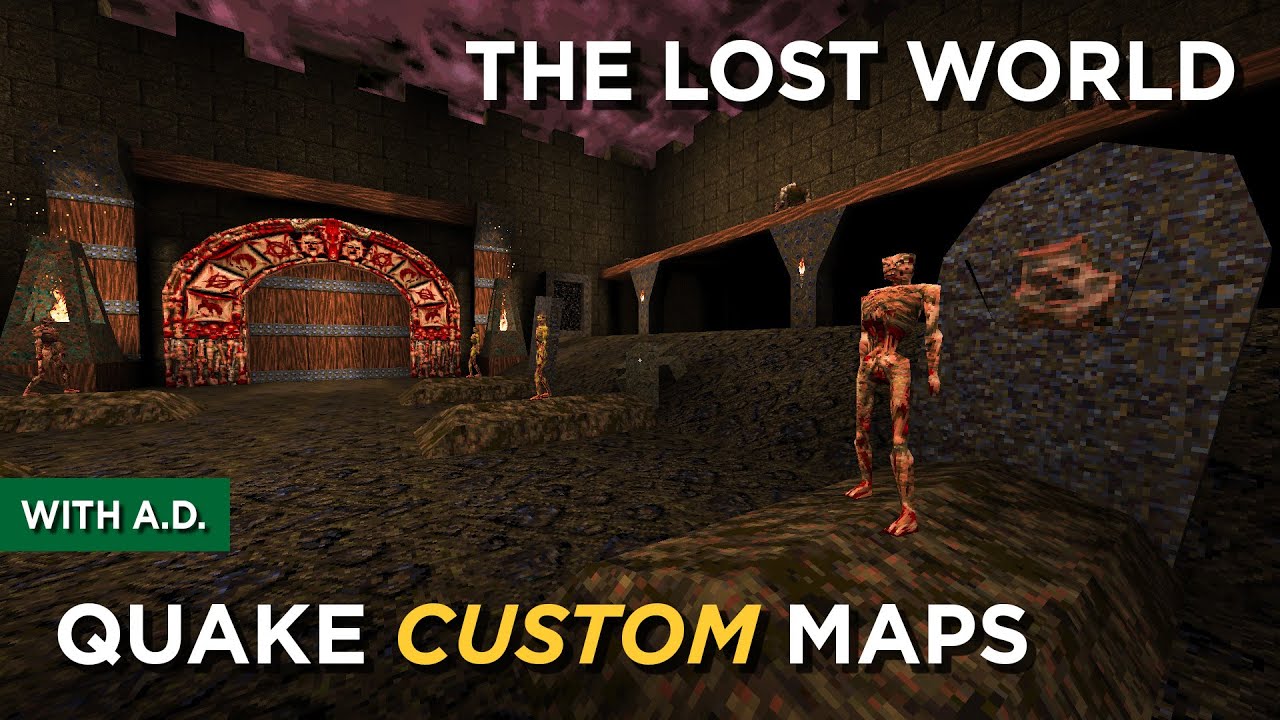Quake Maps - The Lost World (100% completion) - YouTube