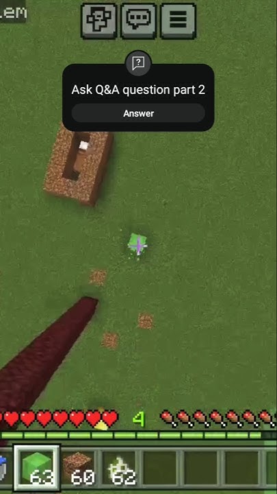 Minecraft Ask me q&a questions reply guaranteed😁 #minecraft # ...