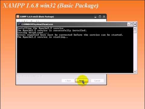 Web server with PHP, MySQL and Apache on Windows XP - YouTube
