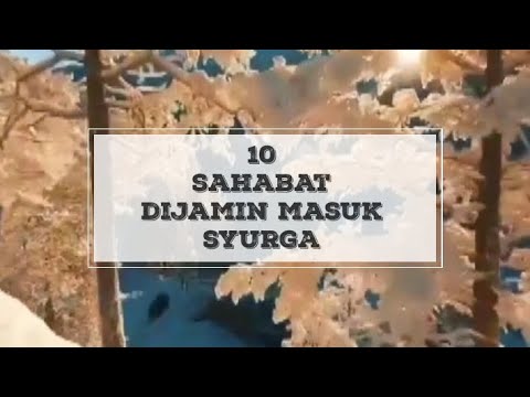 10 SAHABAT DIJAMIN SYURGA - YouTube
