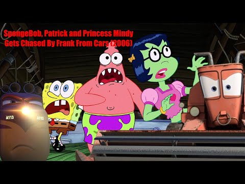 SpongeBob, Patrick and Princess Mindy Gets Chased By Frank From Cars (2006) - Moogle Presents