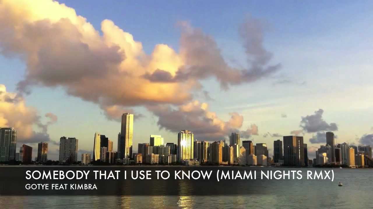 Gotye "Somebody that I used to know" Miami NIghts 1984 remix - YouTube