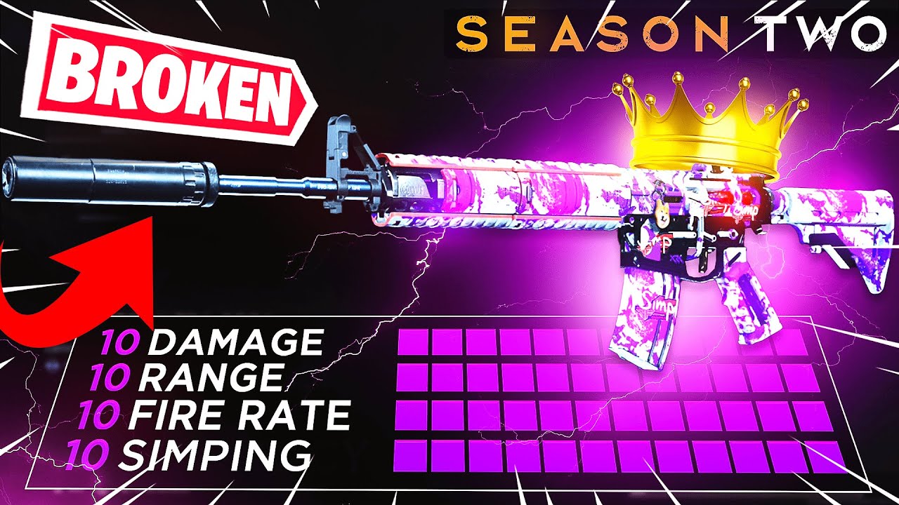 New M4 Meta Warzone Season 2 Powerful π Updated M4a1 Best Class