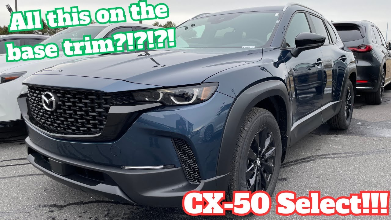 2024 Mazda CX-50 Select: Mazda gives you all this in the base trim ...