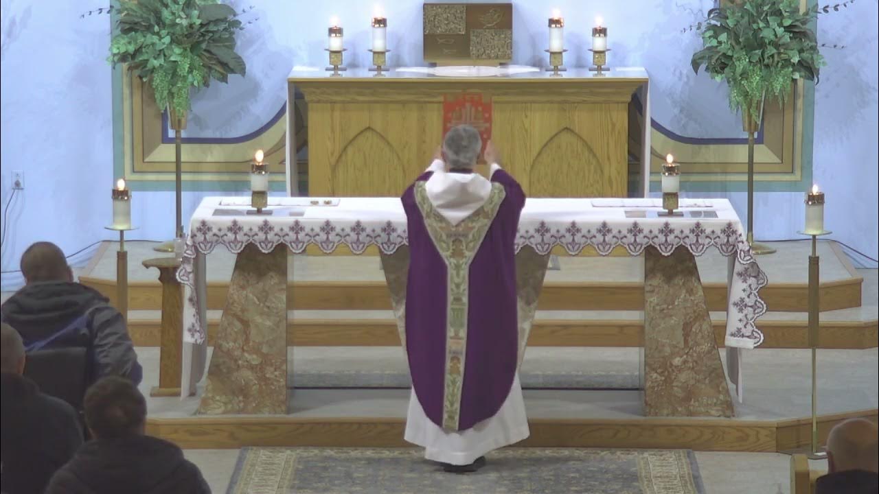 Fourth Sunday of Advent. Saturday Mass Dec. 21, 2024. - YouTube