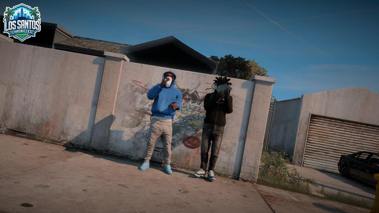 Took a trip to LS and joined my homies gang (MSB) in [GTA5RP] and shii ...