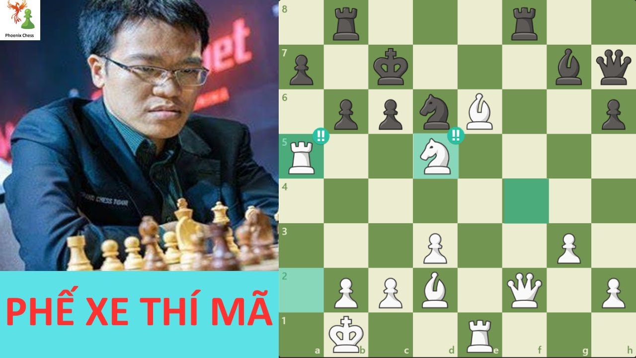 Vòng 1 Grenke Chess, Pha Phế Xe Thí Mã Giúp Lê Quang Liêm Đánh Bại Kỳ ...