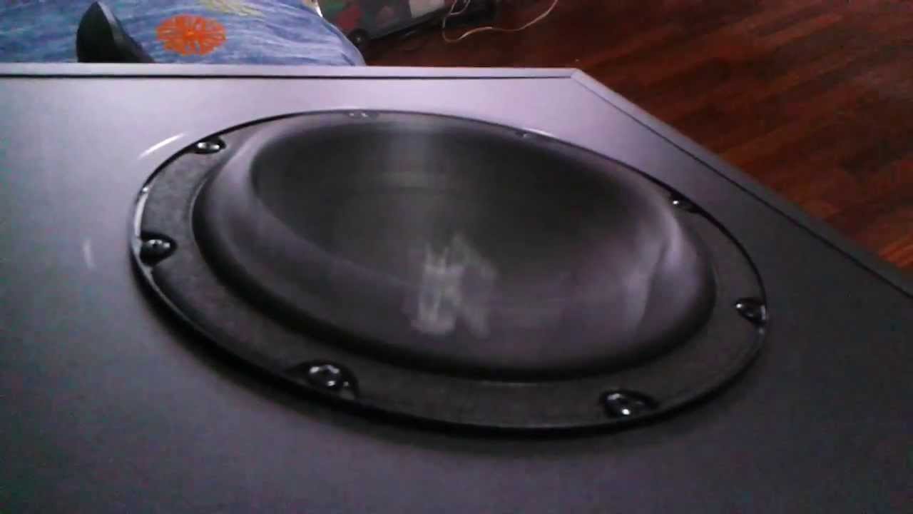 7" Inches Subwoofer Beating Hard - Insane Excursion Demo (Logitech ...