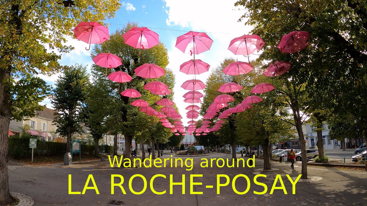 Wandering around La Roche-Posay Nouvelle-Aquitaine, France. A 5 minute ...