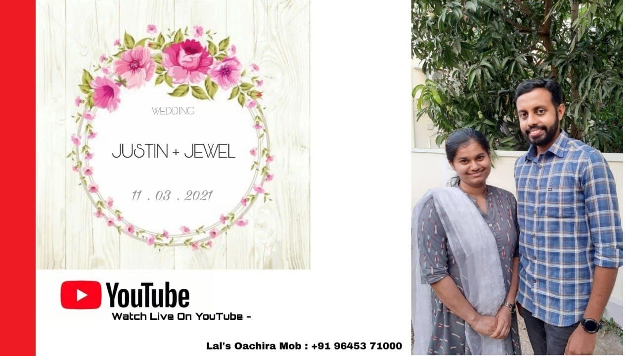 Wedding | Justin & Jewel | Live - YouTube