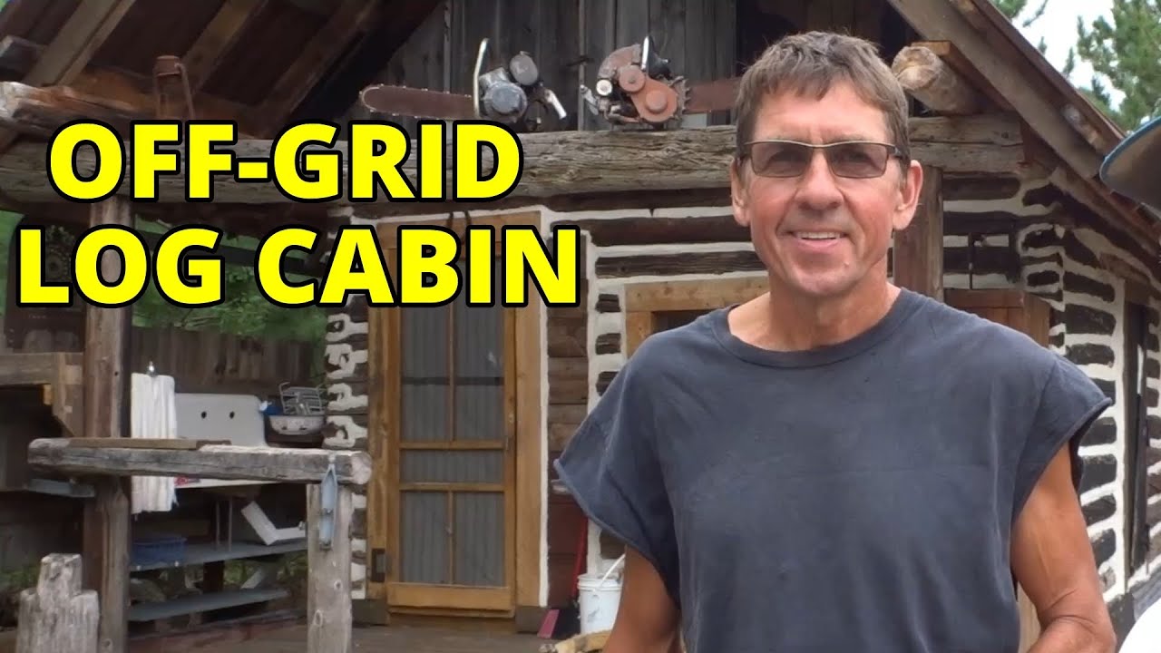 Crumbling Cabin Gets A New Life - YouTube