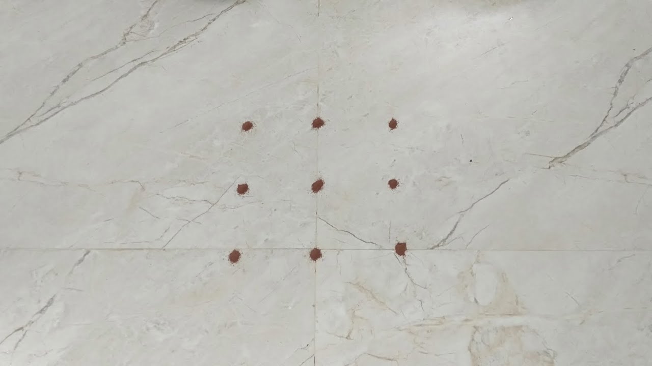 simple design rangoli | choti rangoli | 3 dots | beginners kolam | easy ...