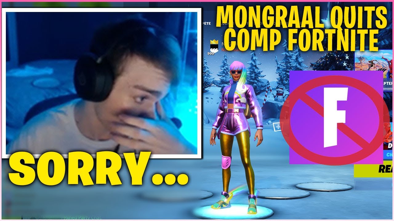 MONGRAAL CONFIRMS He's OFFICIALLY QUITTING COMPETITIVE Fortnite & Shows ...