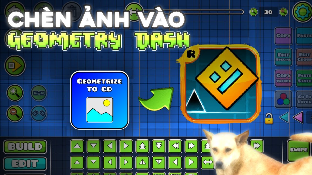 CÁch ChÈn Ảnh VÀo Geometry Dash Tutorial Youtube