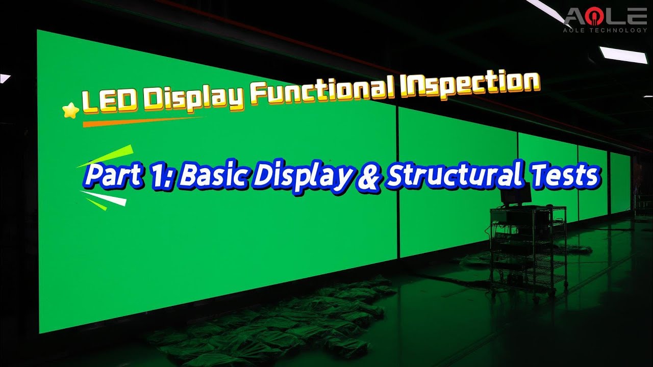 🔧 LED Display Functional Inspection - YouTube