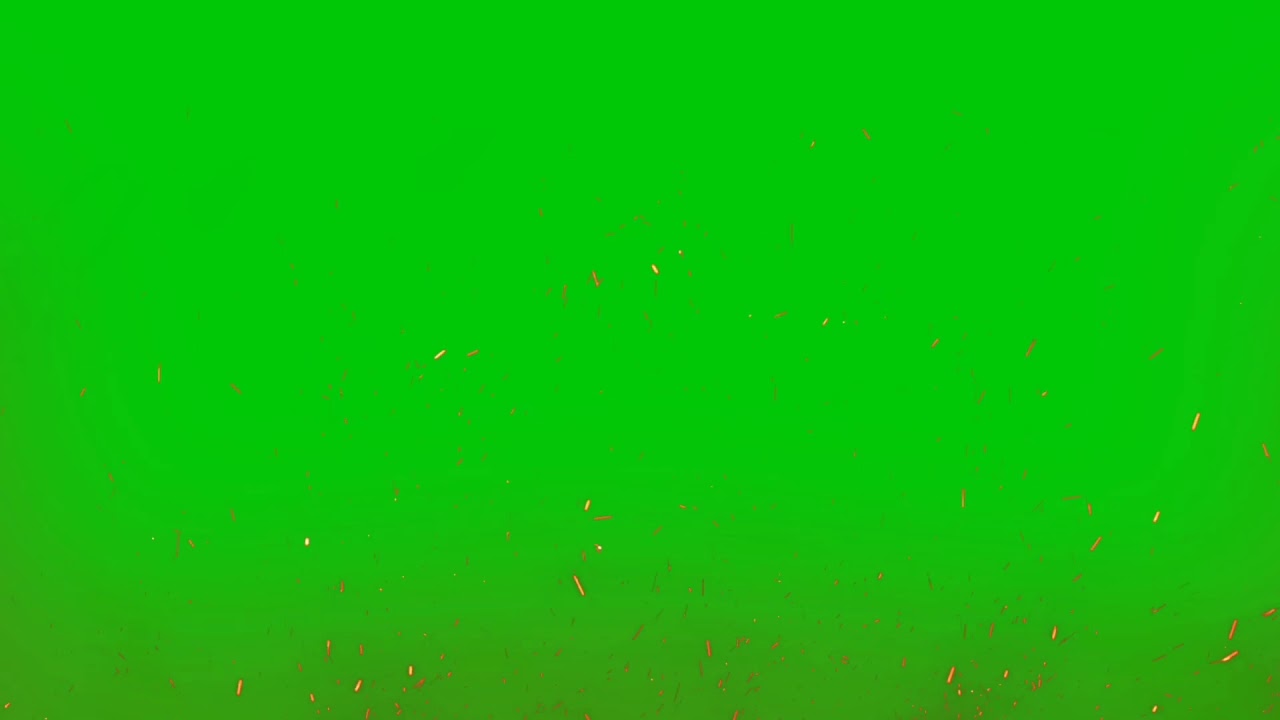Green Screen Fire Embers - YouTube