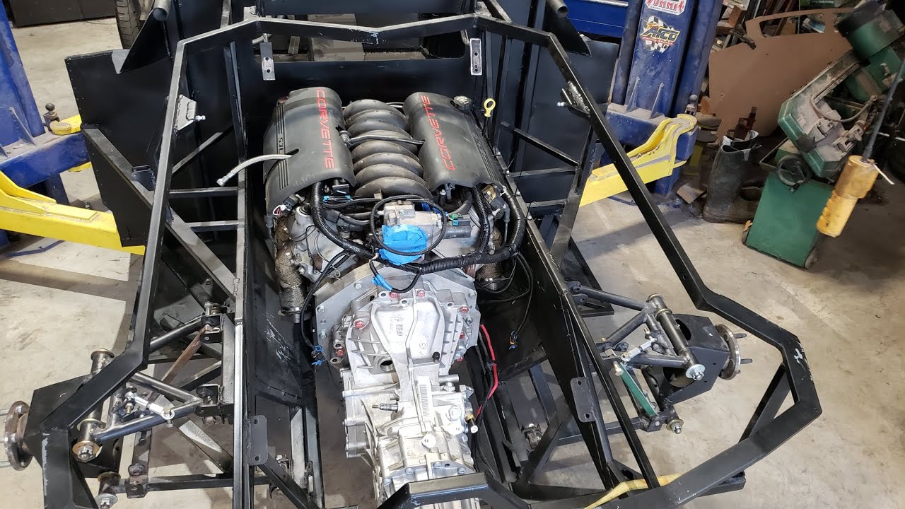 Aventador Replica Project - Part 34 Engine and Transaxle Install - YouTube