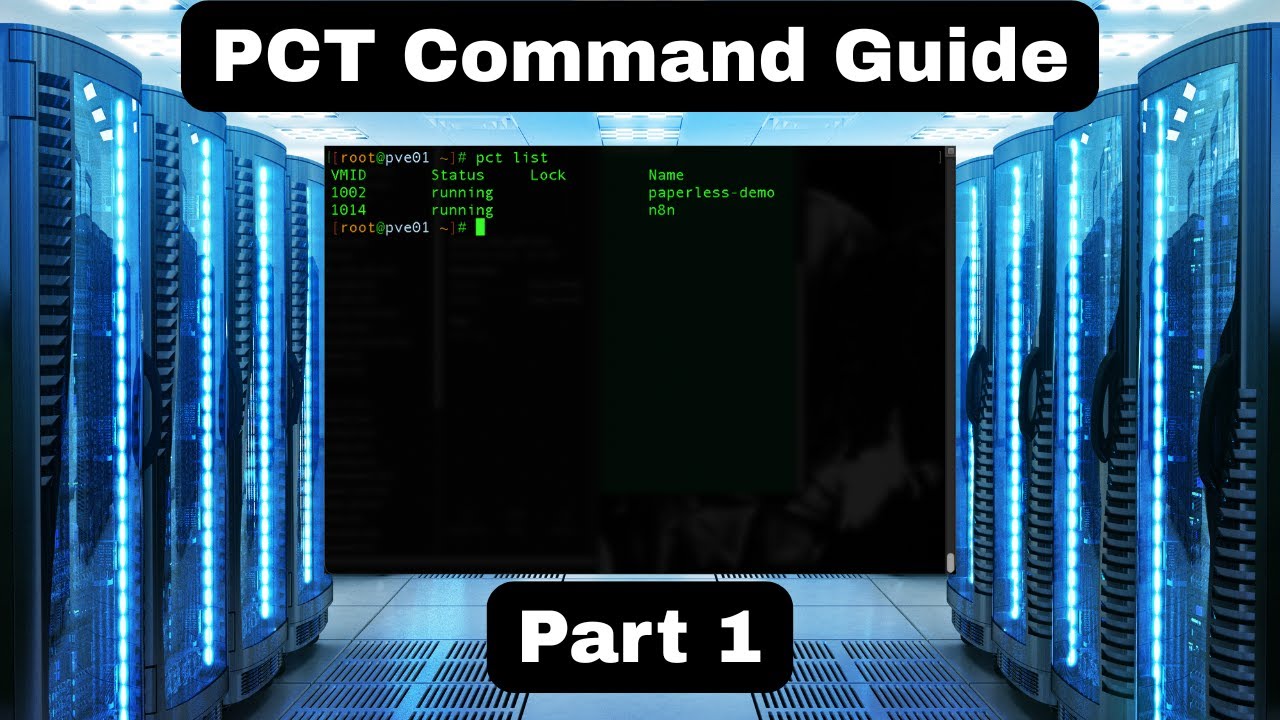Easy Proxmox Container Commands You Need! - Part 1 - YouTube