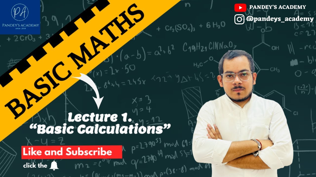 Basic Maths :- Lecture 01 Basic Calculations - YouTube