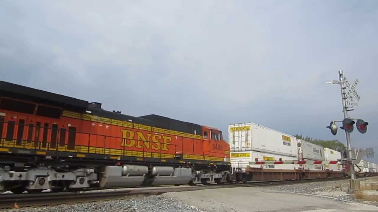 Warbonnet and Deep K5HL on BNSF 7274 West Kinsman, IL 9/21/12 - YouTube