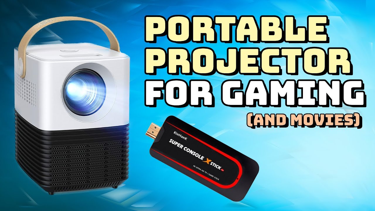 Using a Portable Projector for Backyard Gaming (Apeman LC450P Review ...
