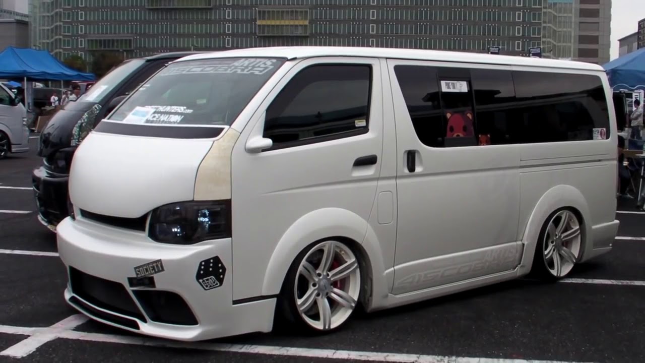 2011 HIACE CUSTOM CAR SHOW JAPAN TOKYO Part1 SBM スタイルボックスミーティング - YouTube
