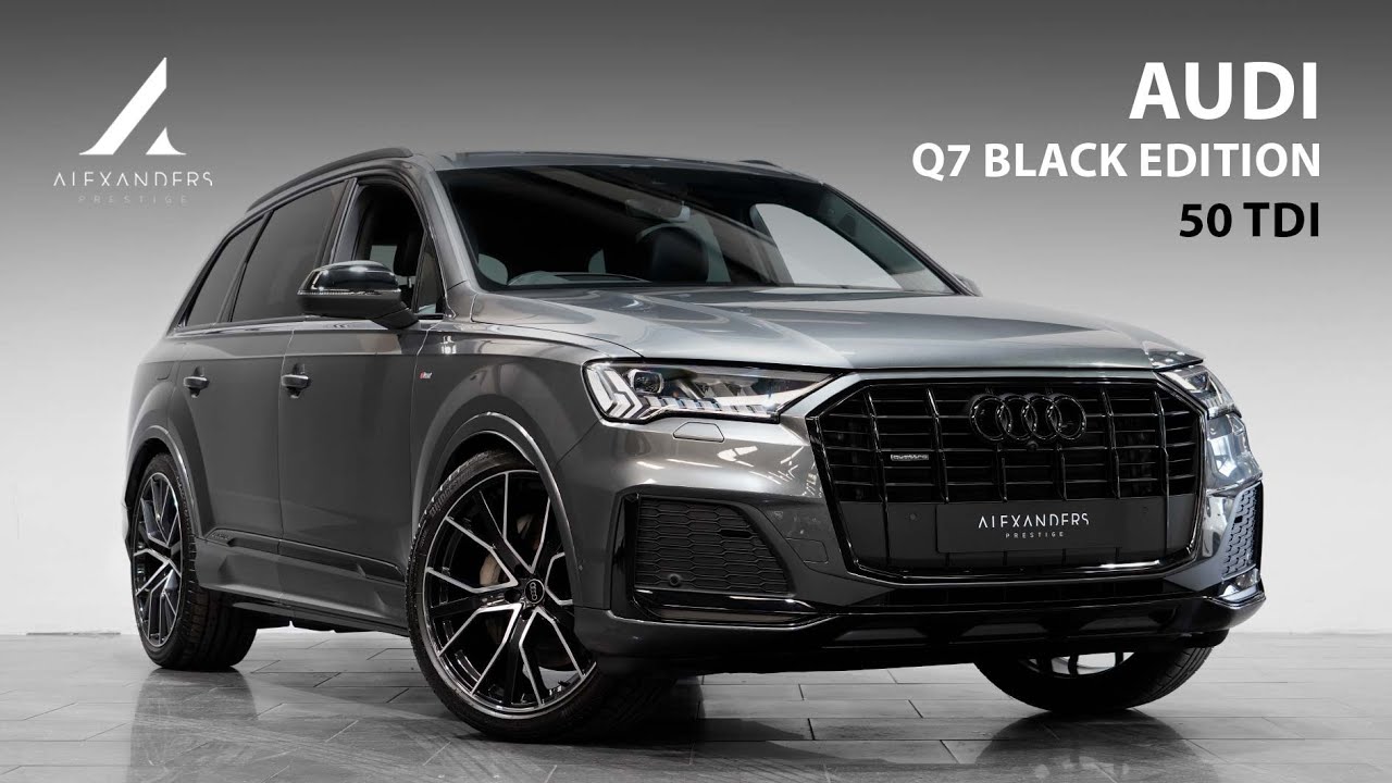Audi Q7 Black Edition 50 TDI - Walkaround - YouTube