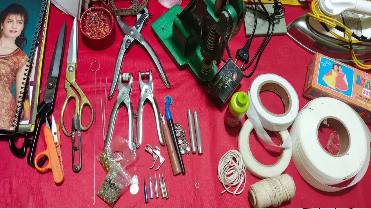 Tailoring materials and tools.. - YouTube