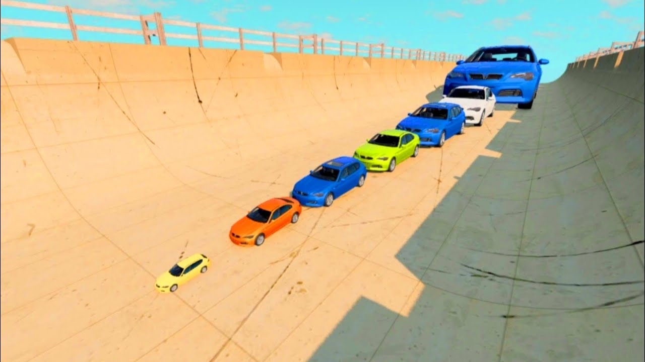 High Jump Ramp Cars vs Jump Ramp #1 – BeamNG.Drive | Crash BeamNg TV ...