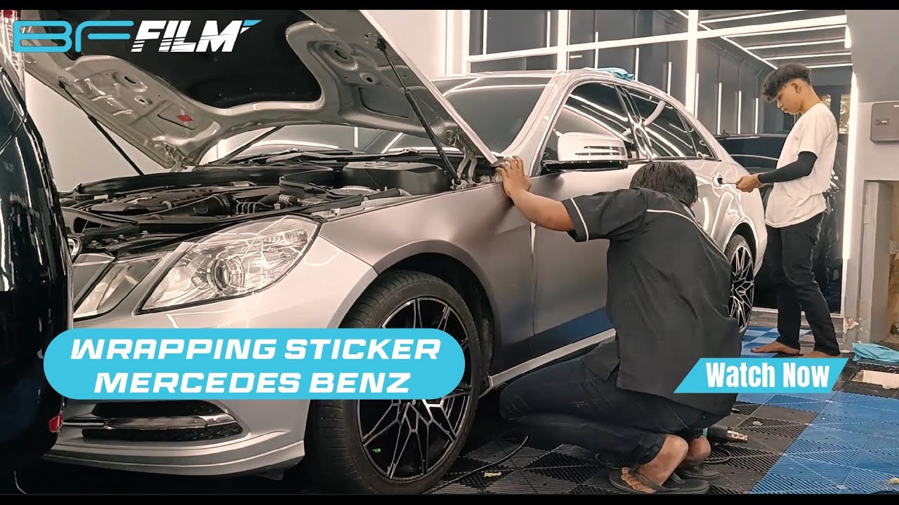 Wrapping Sticker Mercedes-Benz E-Class - YouTube