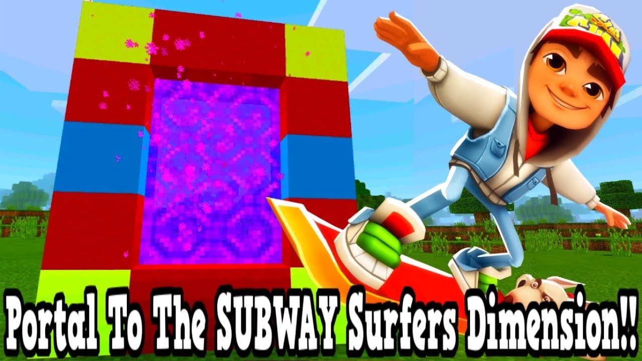 Minecraft - Portal To The Subway Surfers Dimension - Portal To The ...