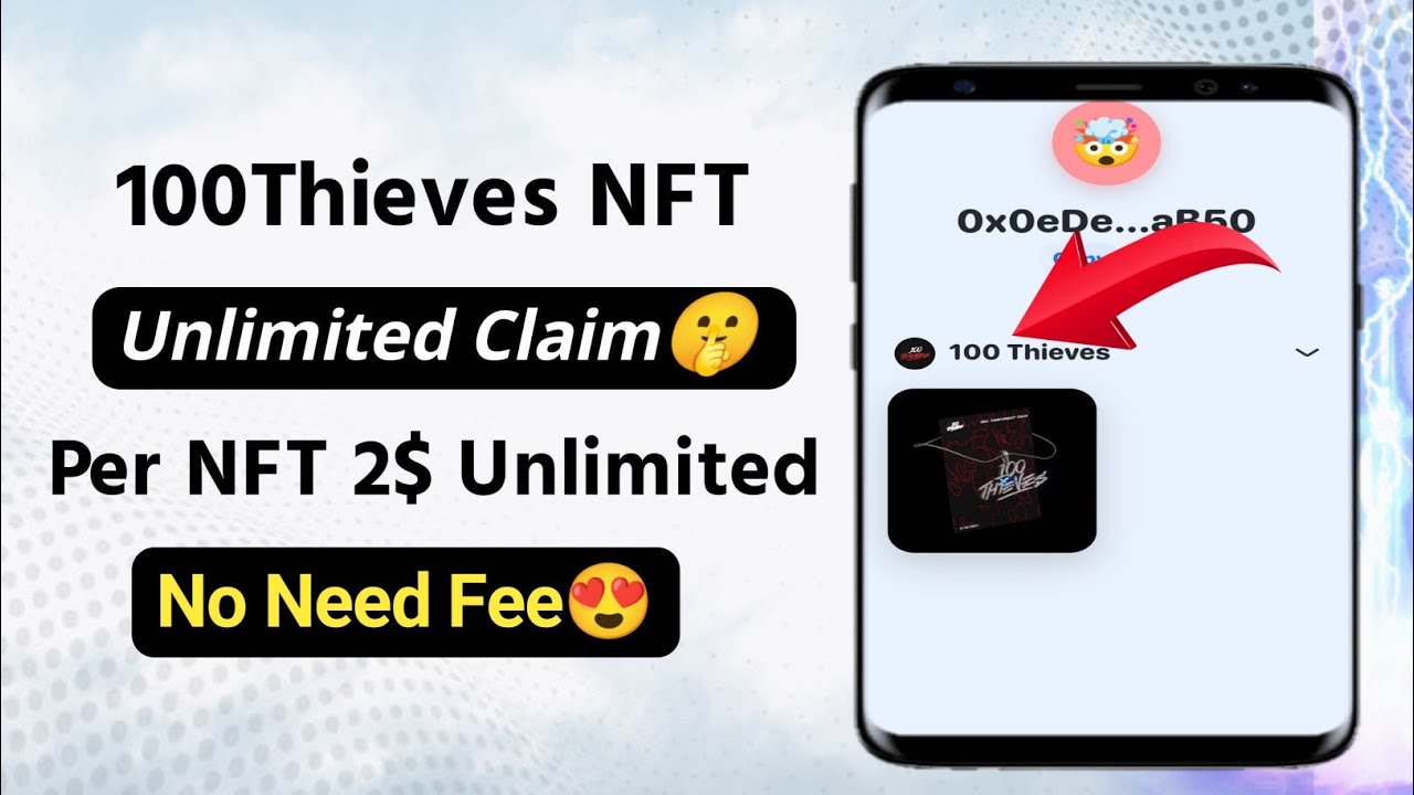Instant 2$ = NFT Unlimited Claim || 100Thieves NFT Unlimited Trick || New Airdrop Instant ...