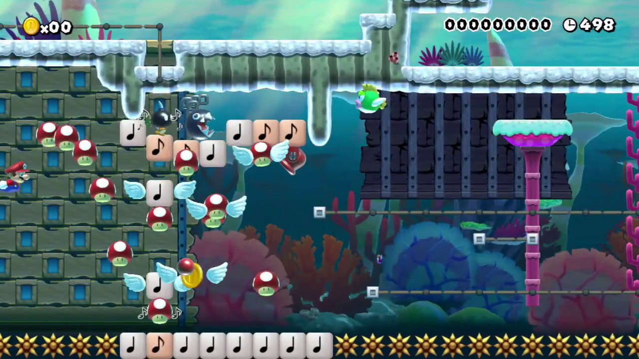 ウォーターワールド Water World by c4zR592v8J [Super Mario Maker] - YouTube