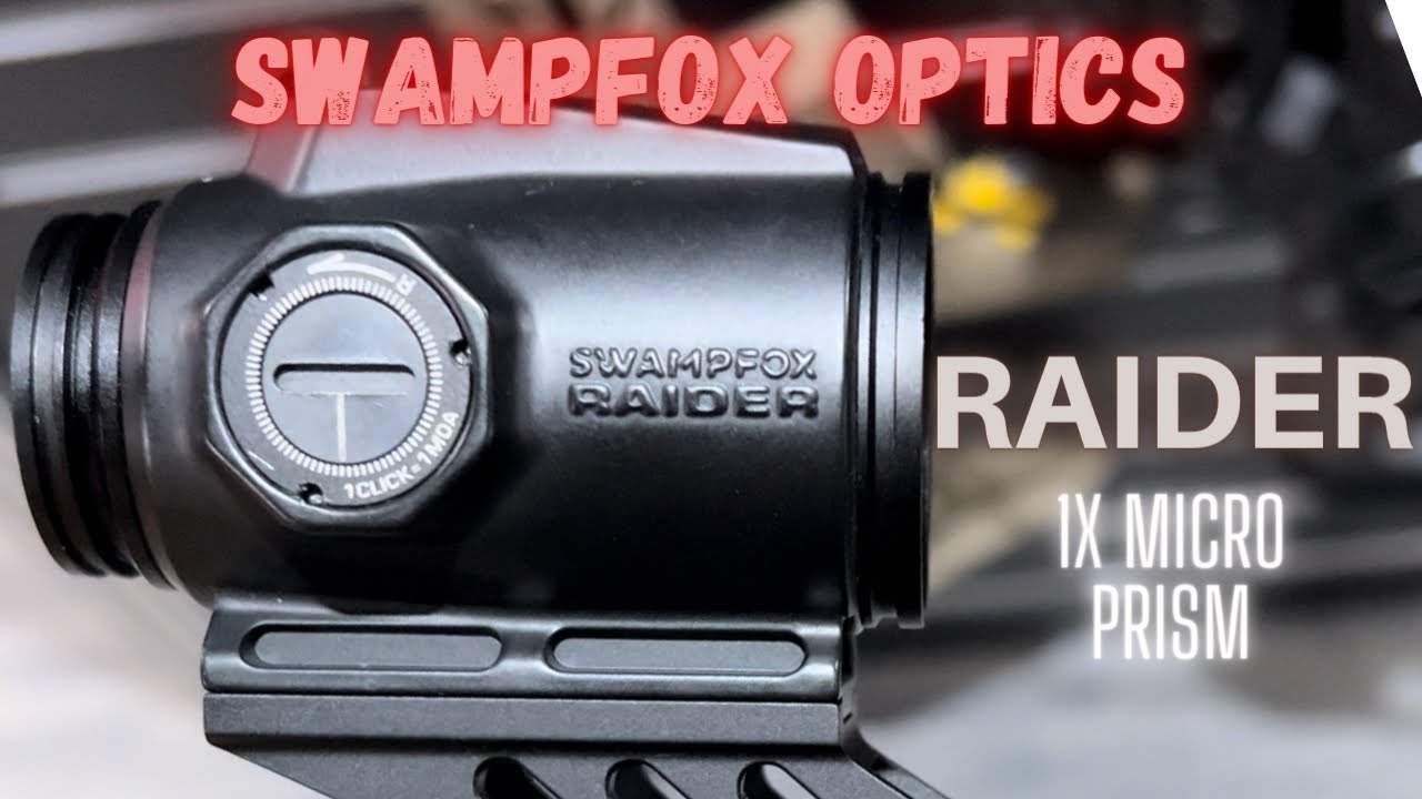 Swampfox Optics Raider 1x Micro Prism Shotshow 2023 - YouTube