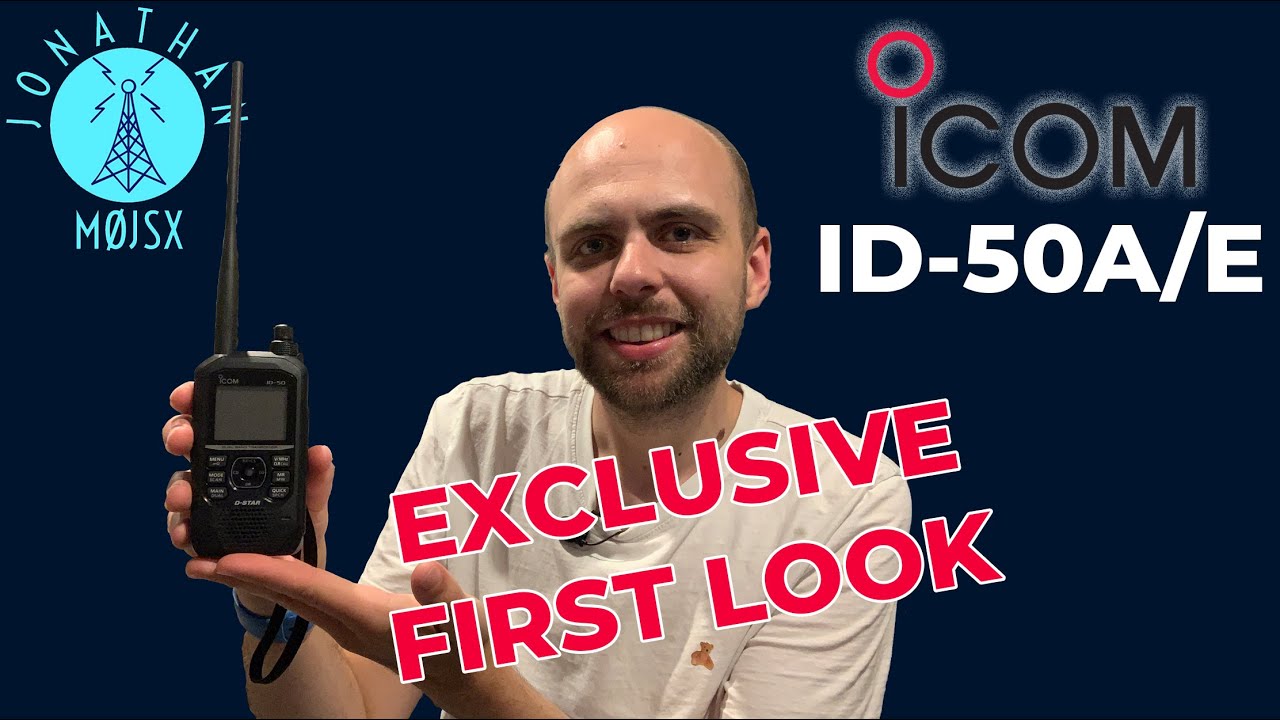 EXCLUSIVE Icom ID-50A/E Ham Radio First Look - YouTube
