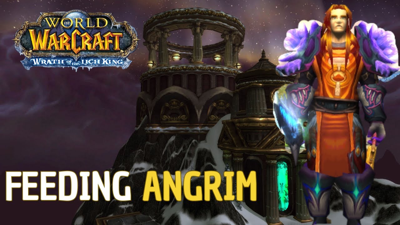 World Of Warcraft "FEEDING ANGRIM" Quest in Storm Peaks - YouTube