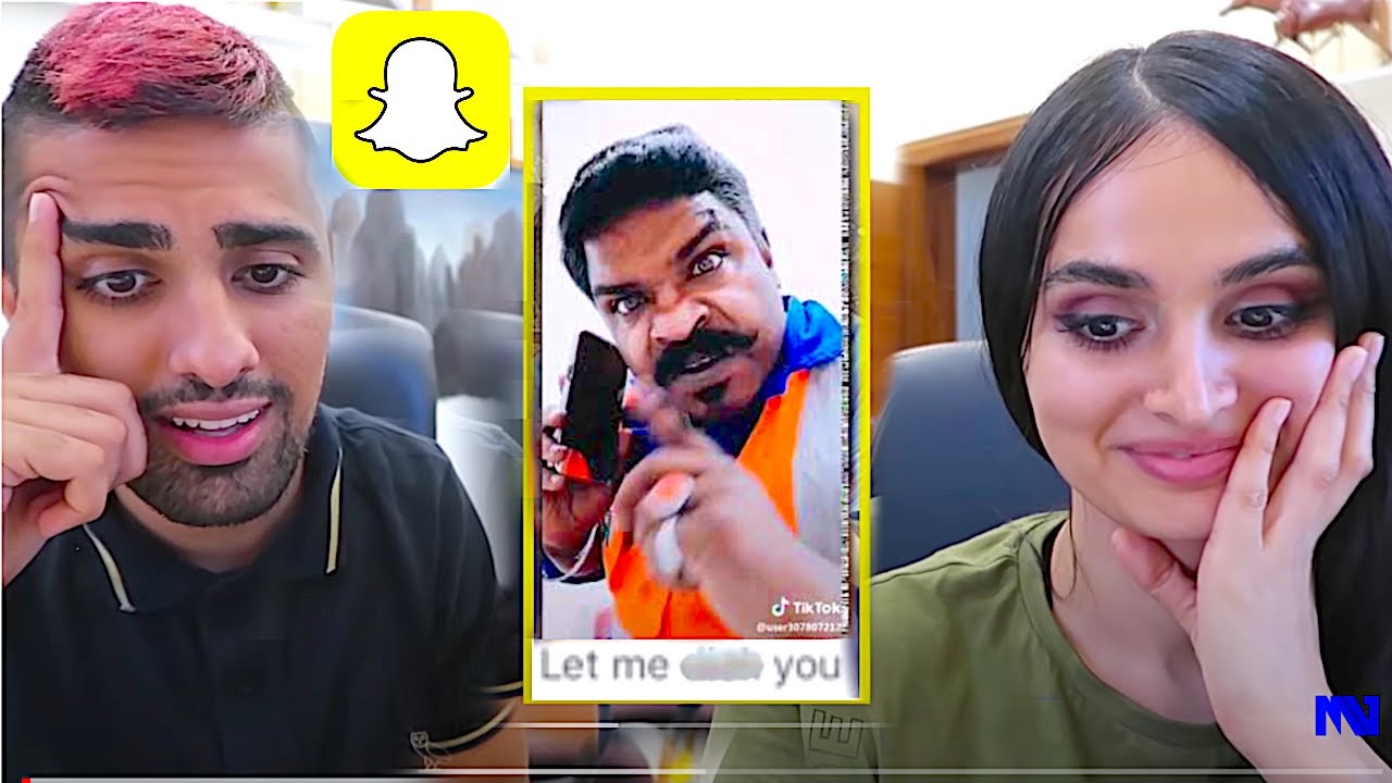 OPENING MY SISTERS INDIAN SNAPCHATS - YouTube