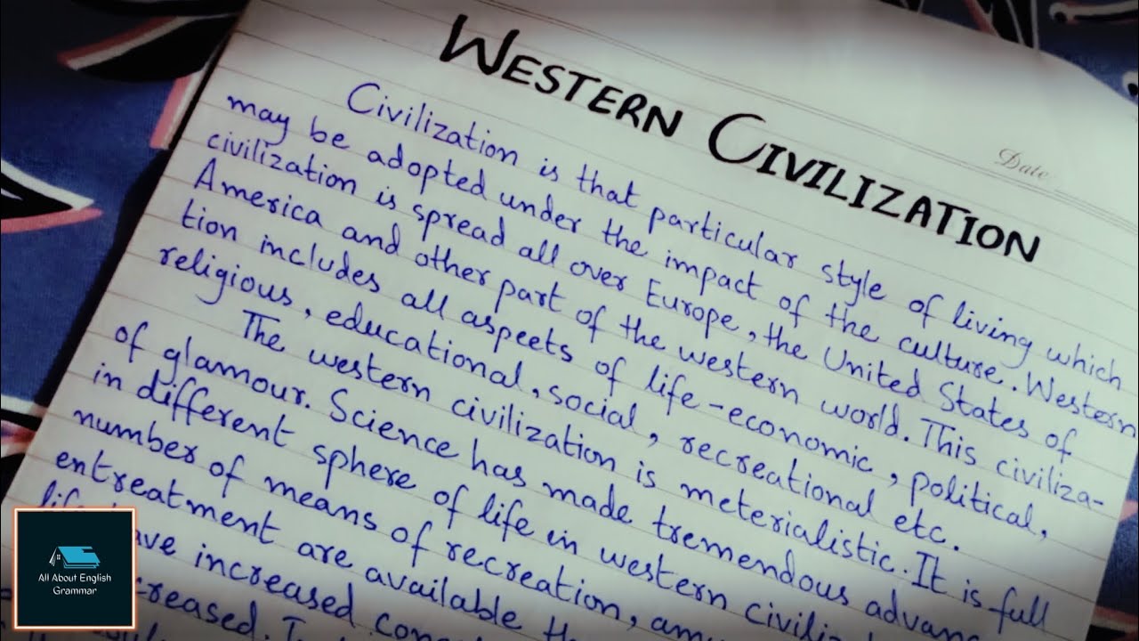 "Western Civilization" Essay in English | Western Civilization | All ...