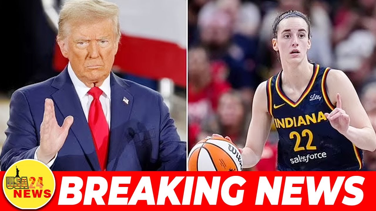 Donald Trump sees Caitlin Clark's WNBA deal as unfair - YouTube