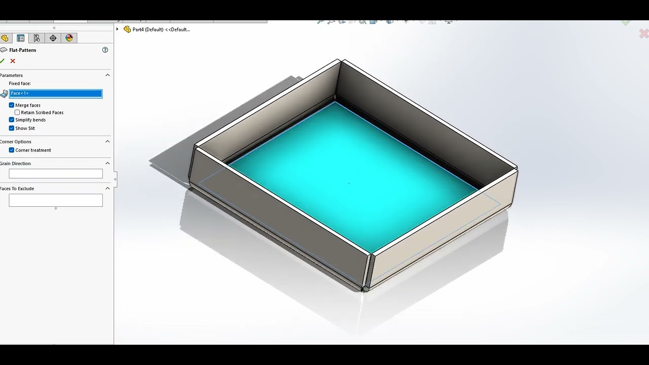 Creating Edge Flange on Solidworks 3 - YouTube