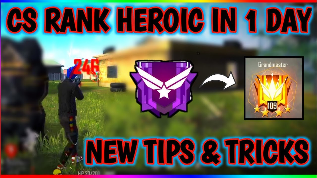 HOW TO PUSH CS RANK | HOW TO REACH HEROIC IN 1 DAY | NEW SEASON RANK ...